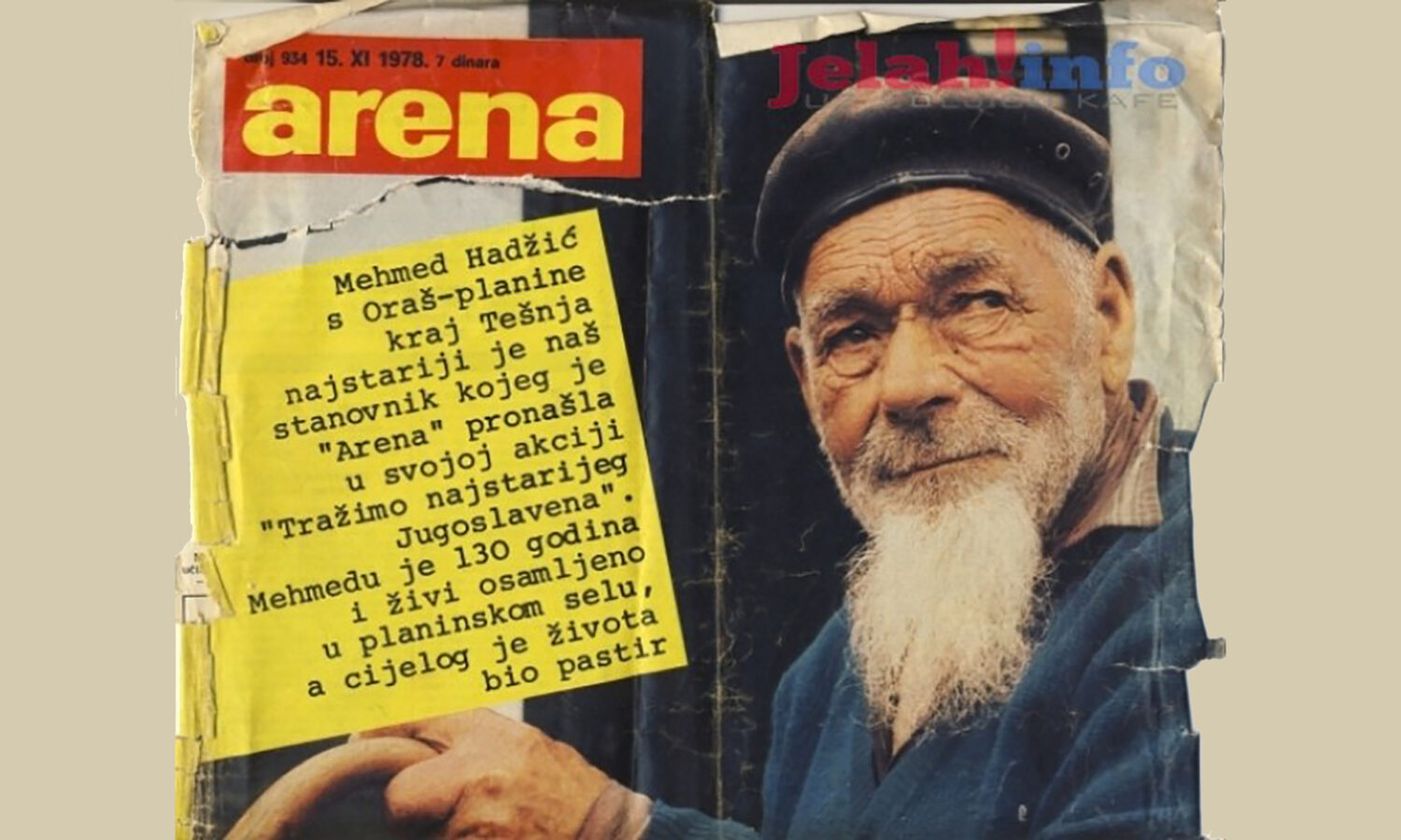 Najstariji Jugoslaven Meho Hadžić imao je 130 godina, narasli su mu ...