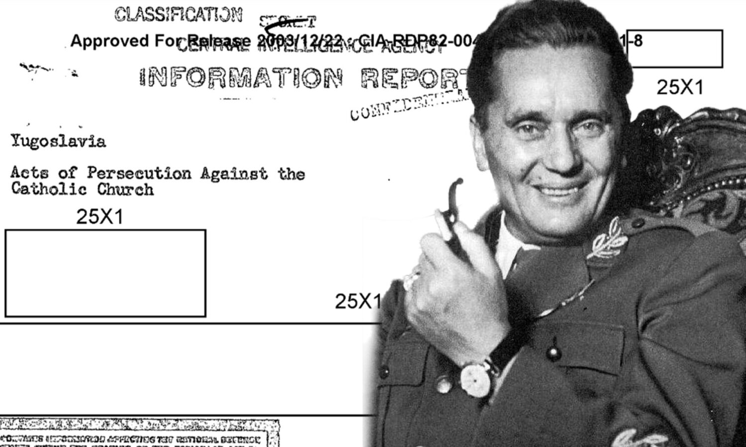 CIA: ‘Tito progoni katoličke svećenike, tjera ih na prisilni rad i ...